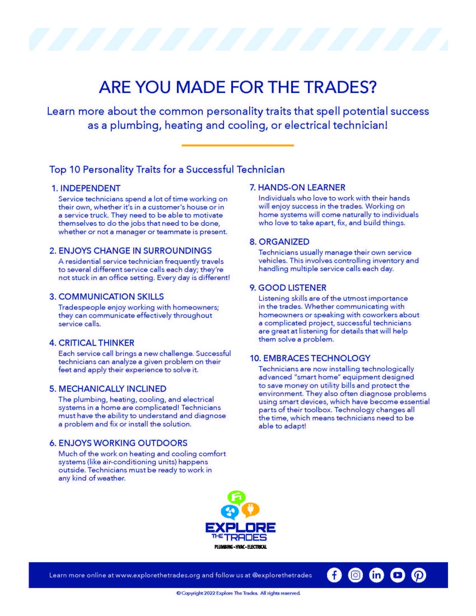 Learn a New Trade | How to Learn a Trade | Explore the Trades